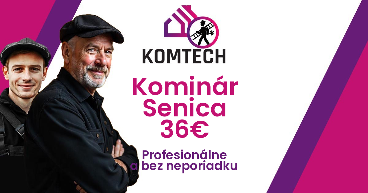 Kominár Senica – čistenie komína a revízia od 36